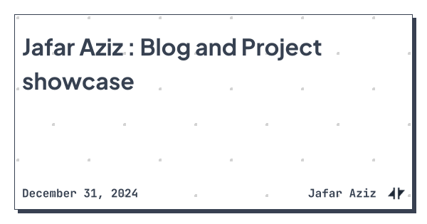 Homepage - Jafar Aziz